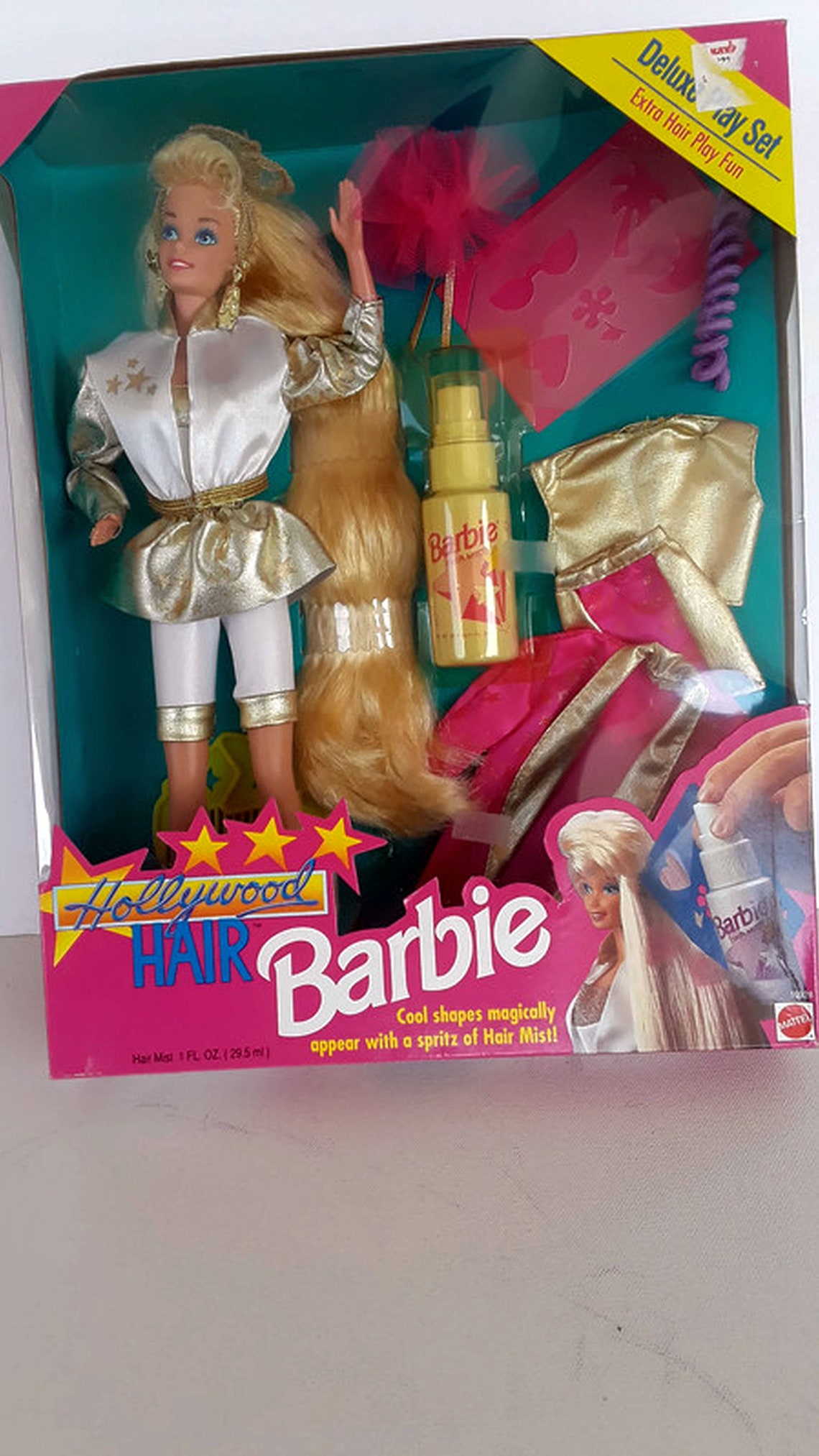 Collectible Hollywood Hair Barbie Doll by Mattel . Deluxe Play - Etsy