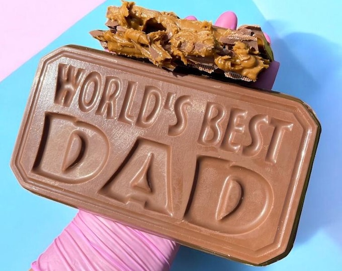 Personalised Fathers Day Chocolate Message Card, Add Your Own Chocolate ...
