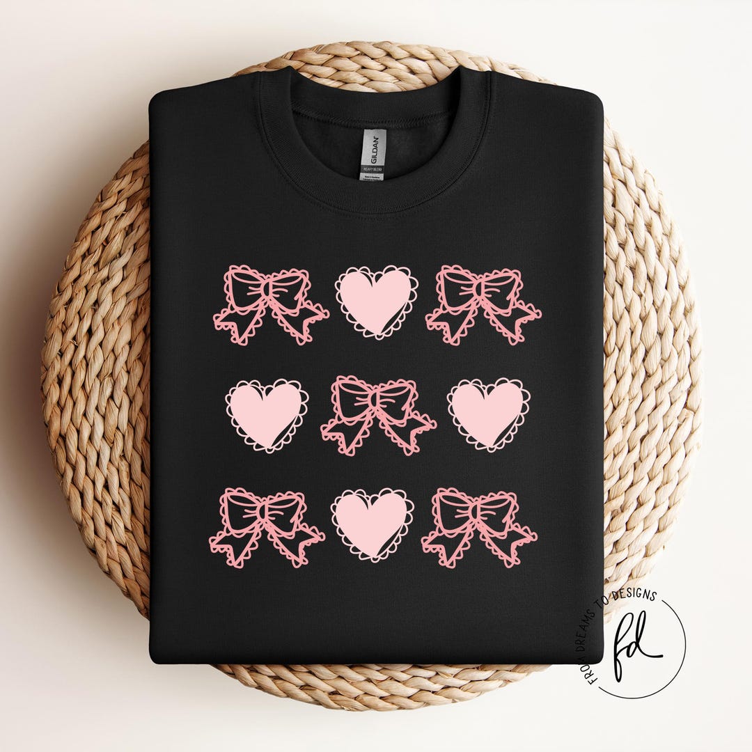 Valentines Day Bow Svg - Bow Heart Png - Ribbon Svg - Lace Heart Svg ...