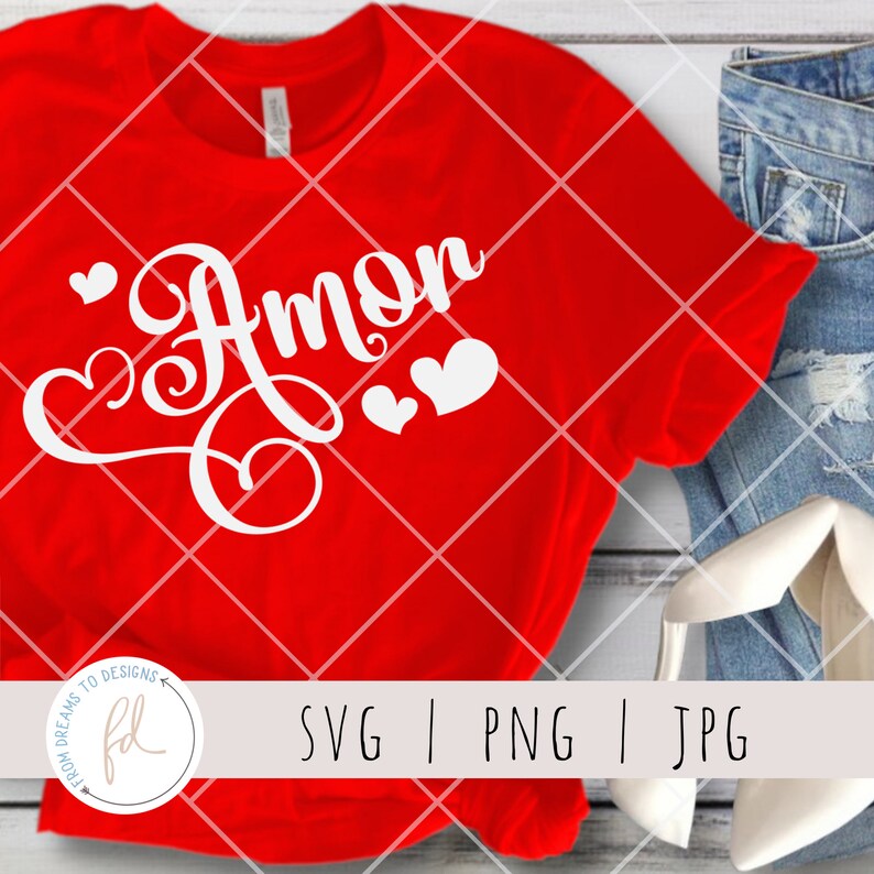 Spanish Svg Amor Svg Español Svg Valentines Day Svg | Etsy
