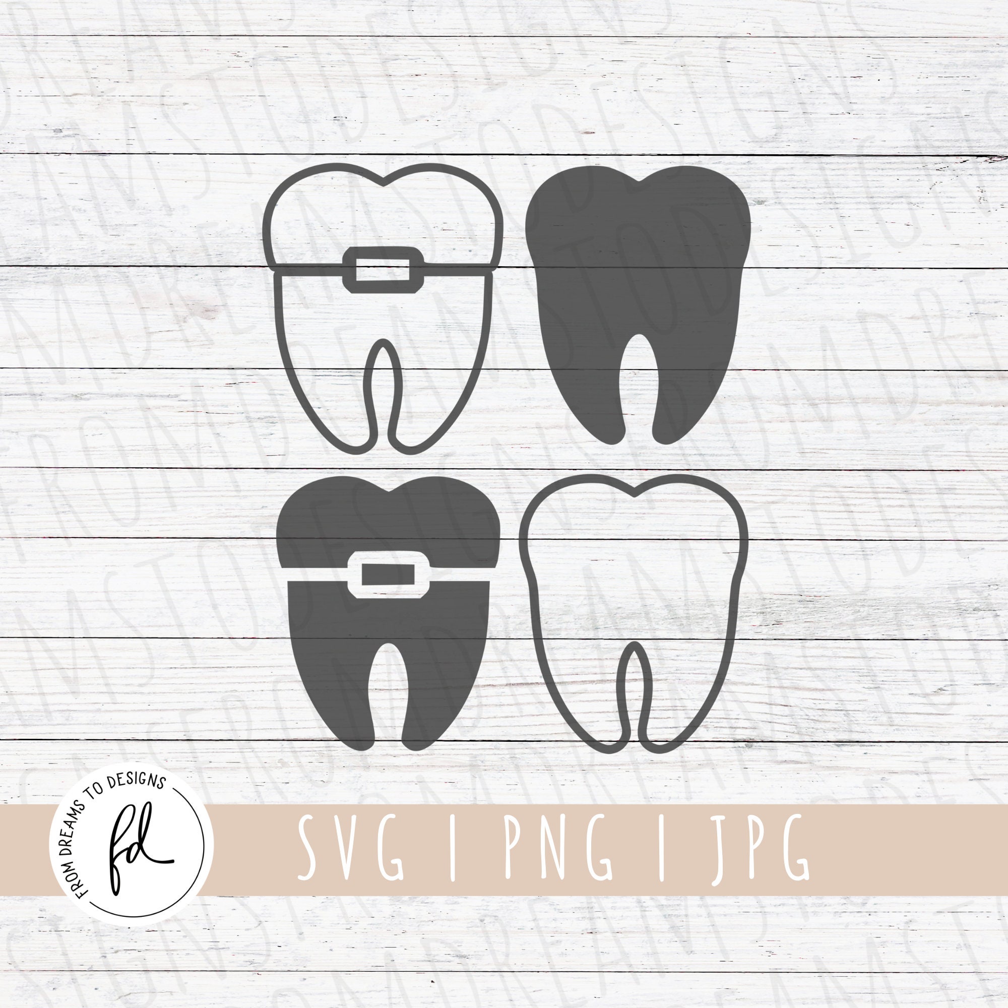 Tooth Svg - Dental Svg - Orthodontist Svg - Dentist Svg - Dental ...