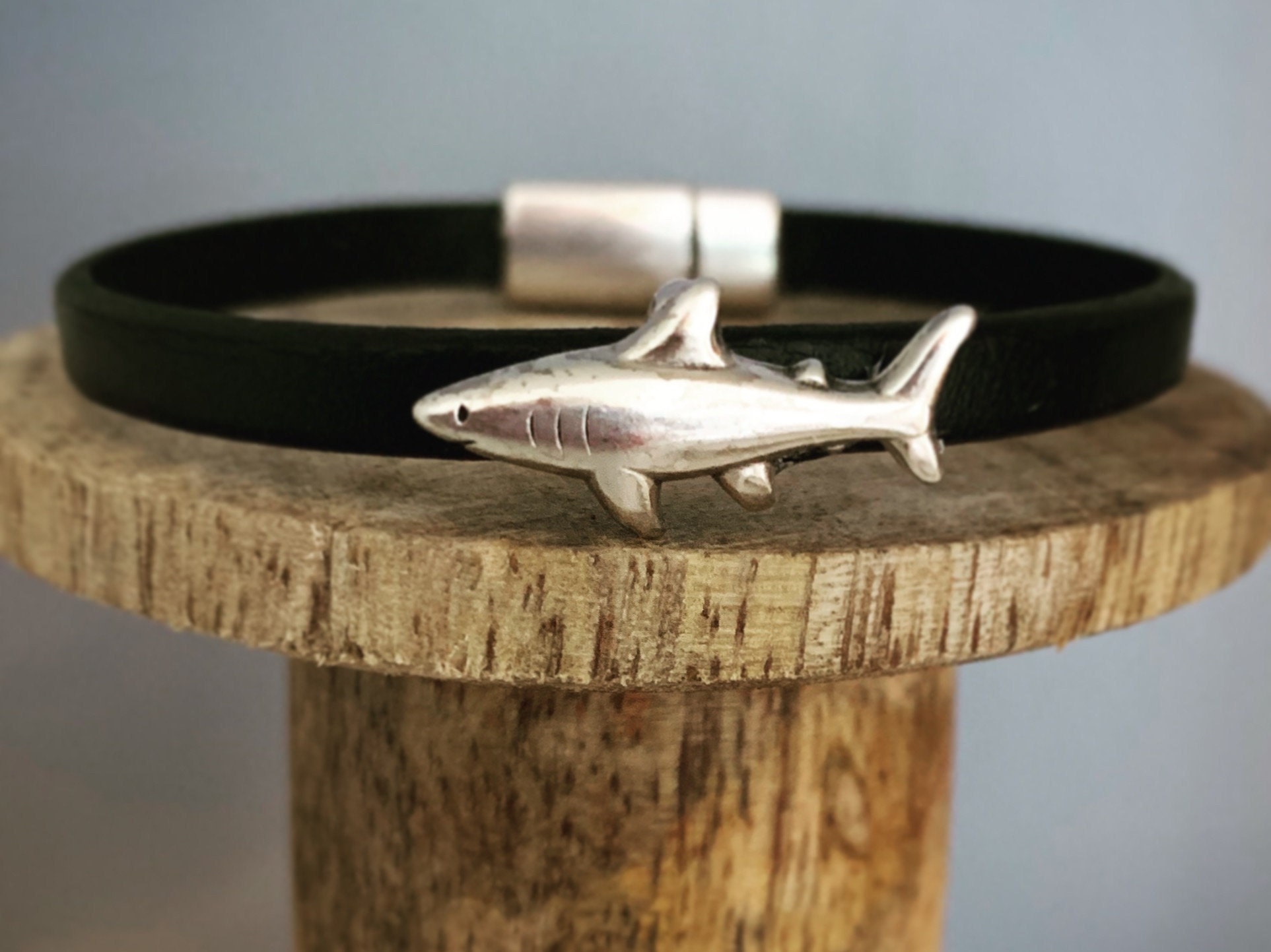 Shark jewelry Shark bracelets Nautical bracelet Navy | Etsy