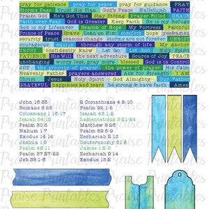 Faith Through the Storm Bible Journal Printable Kit, Prayer Journal ...