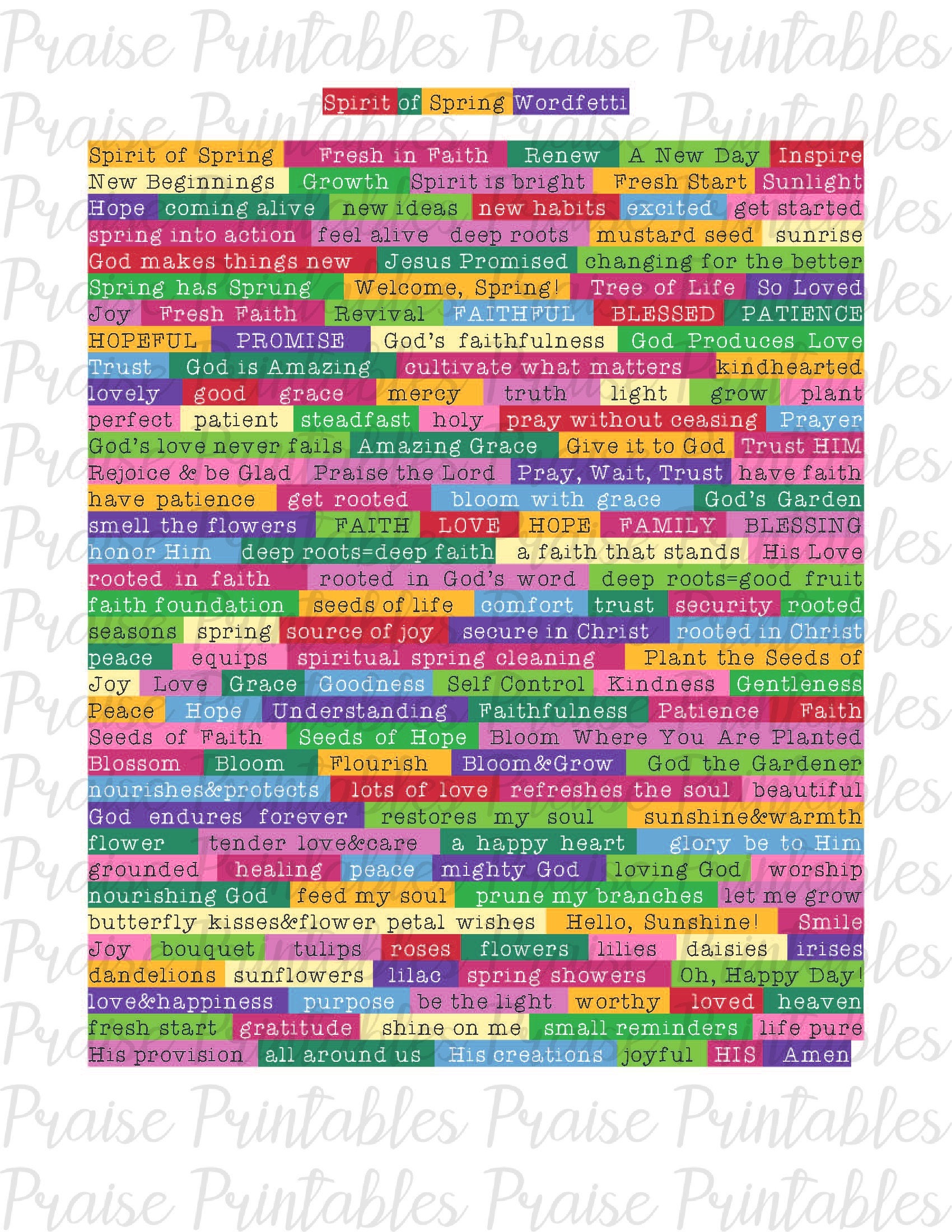 Spring Tulips Bible Journal Printable Kit Prayer Journal - Etsy