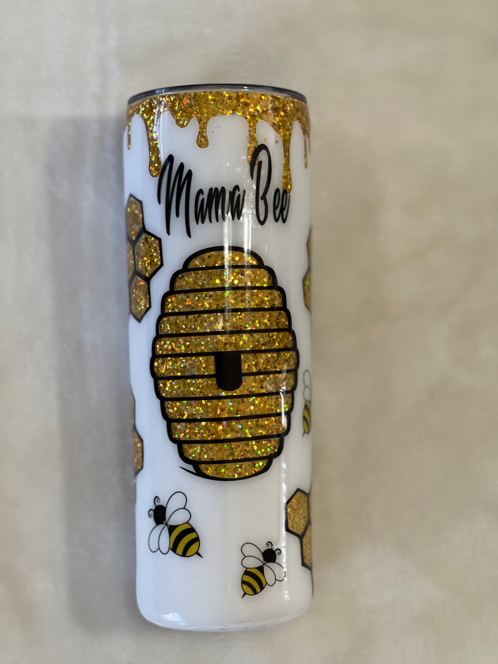 Honey Bee peek a boo tumbler | Etsy
