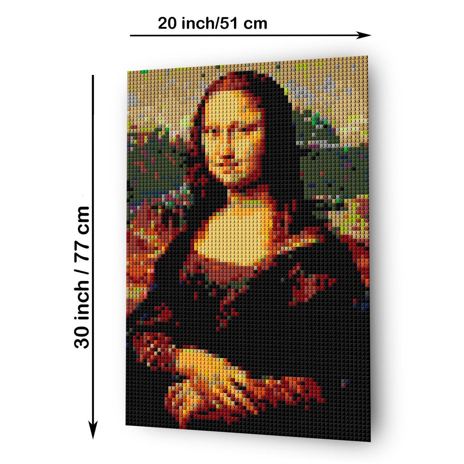 Leonardo Da Vinci the Mona Lisa Pixel Art - Etsy