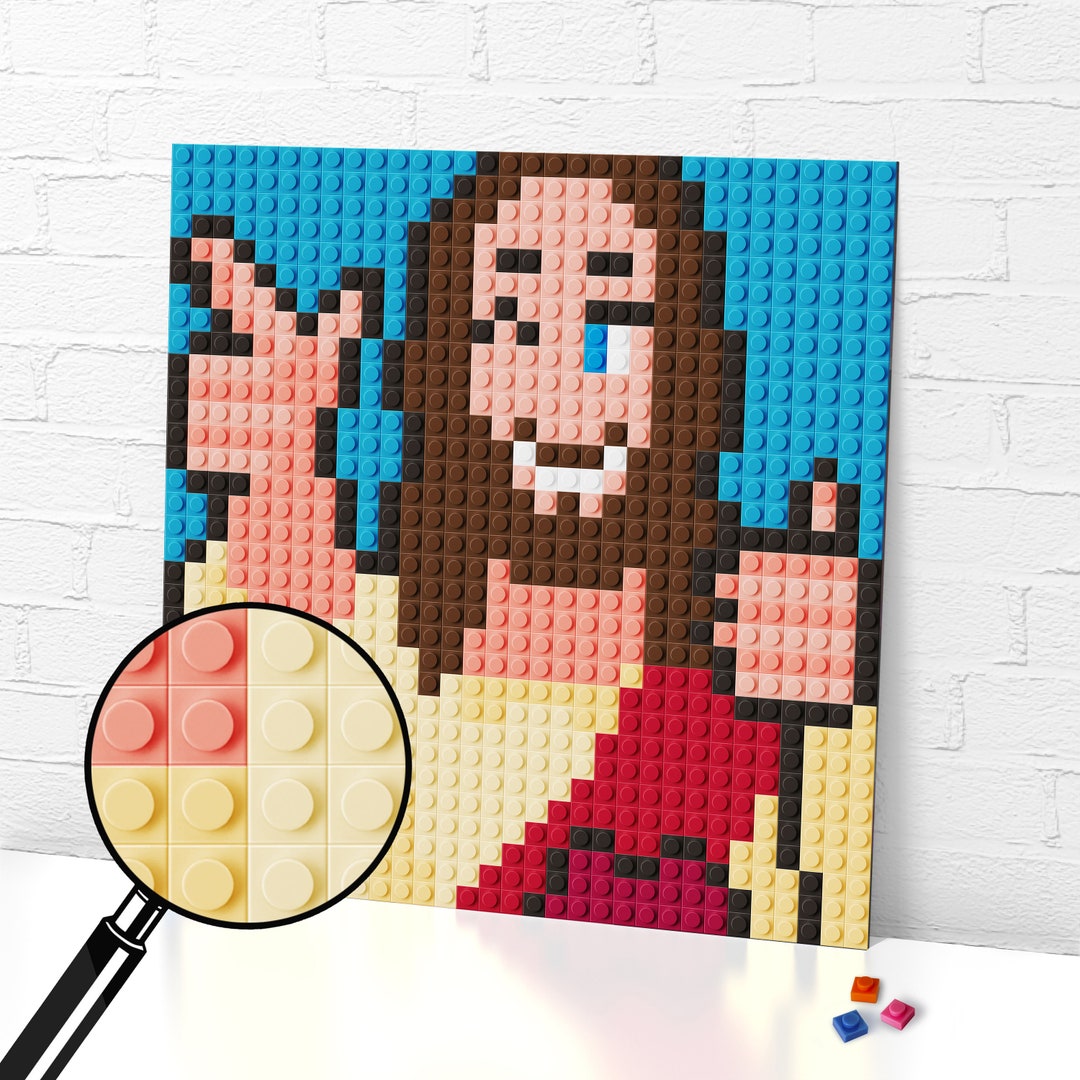 Jesus is My Homeboy Meme Pixel Art/ Brick Mosaic/ Gift for Friends/ 10 ...