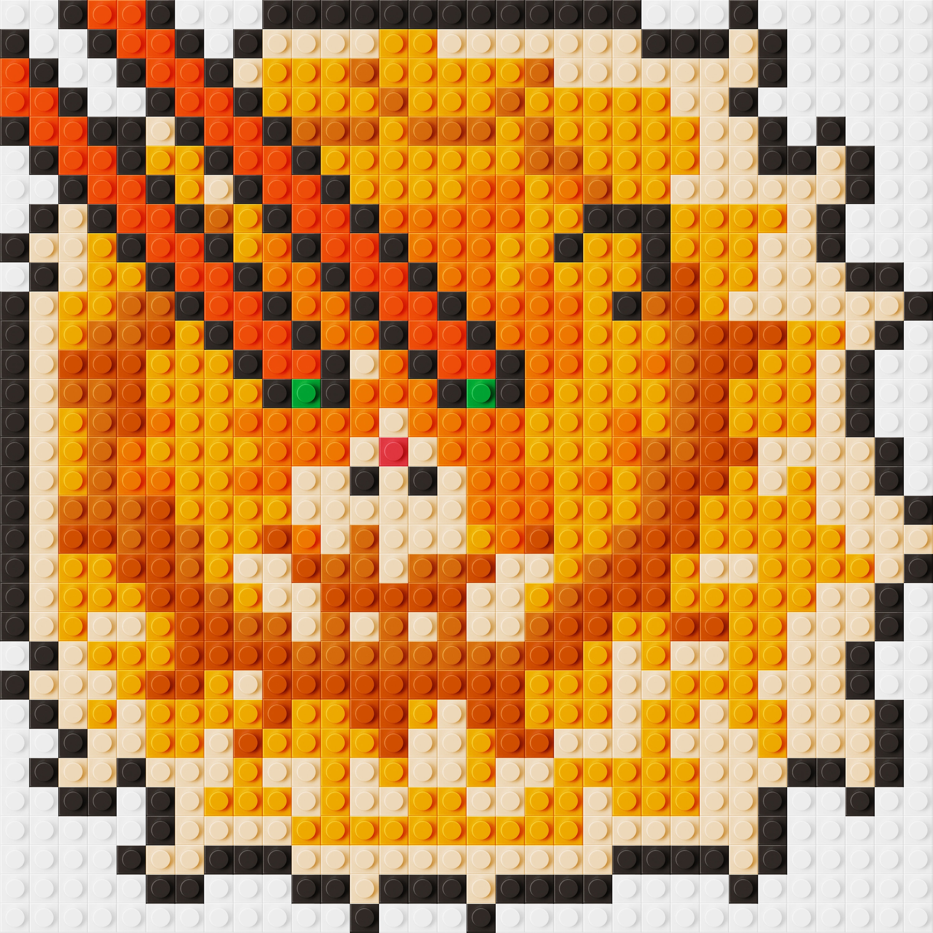 Bullet Cat Meme Pixel Art/ Brick Mosaic/ Gift for Friends/ 10 - Etsy