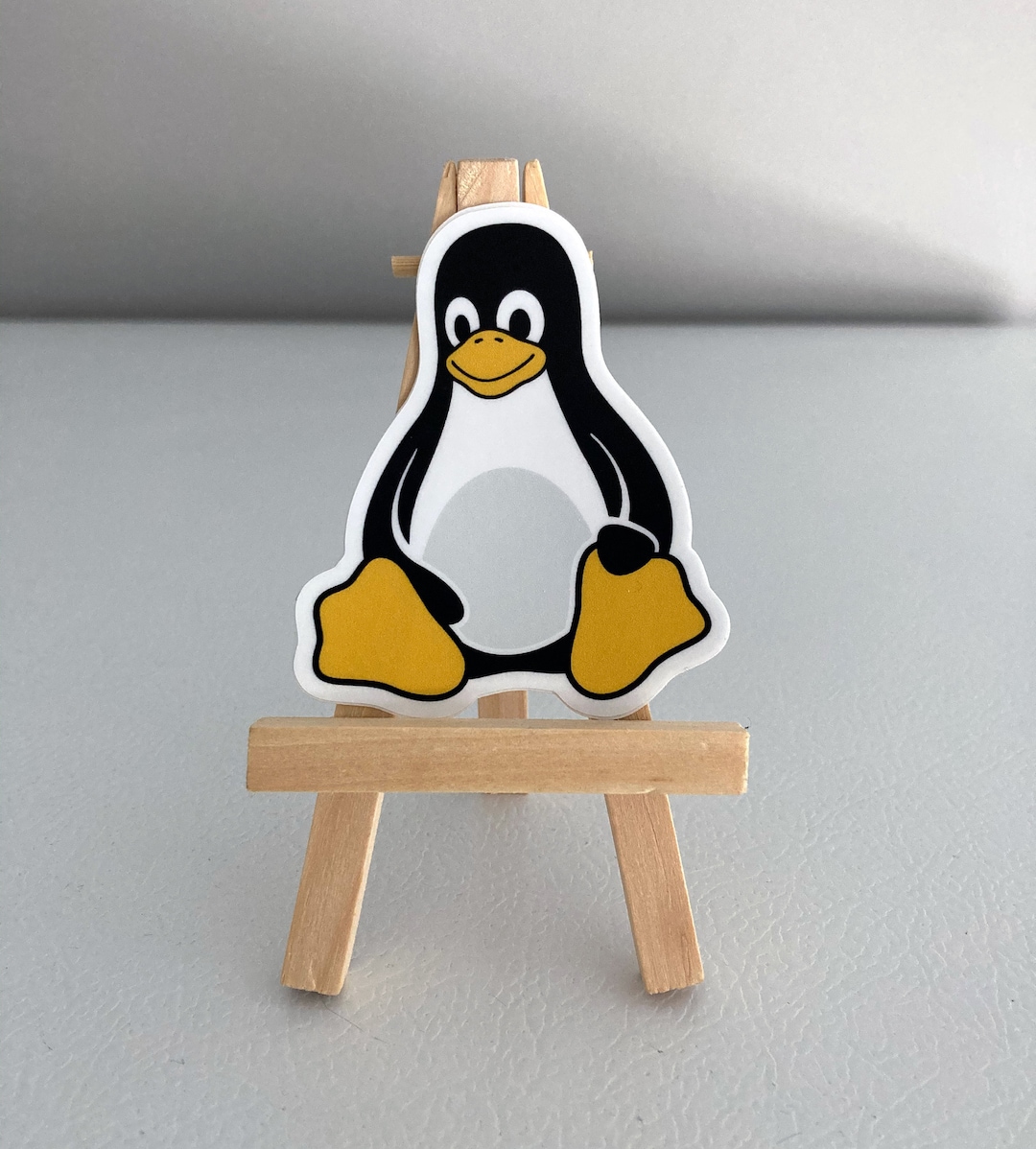 Linux Penguin (tux) - High Quality Vinyl Sticker. Great on Car, Laptop ...