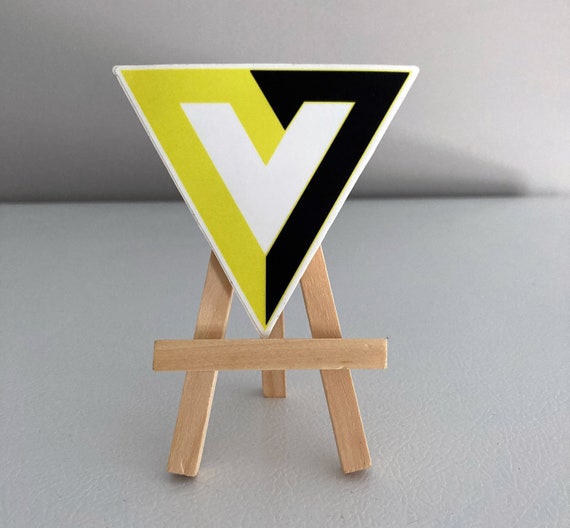 Voluntary V High Quality Vinyl Sticker | Etsy