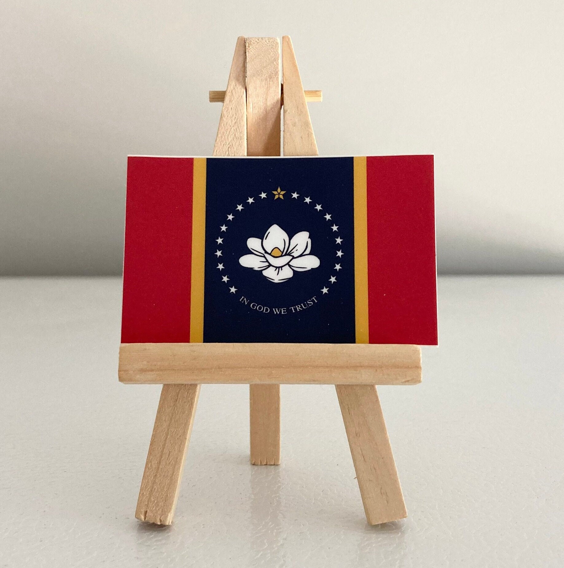 Mississippi Flag Sticker Made in the USA 3 X 1.88 - Etsy