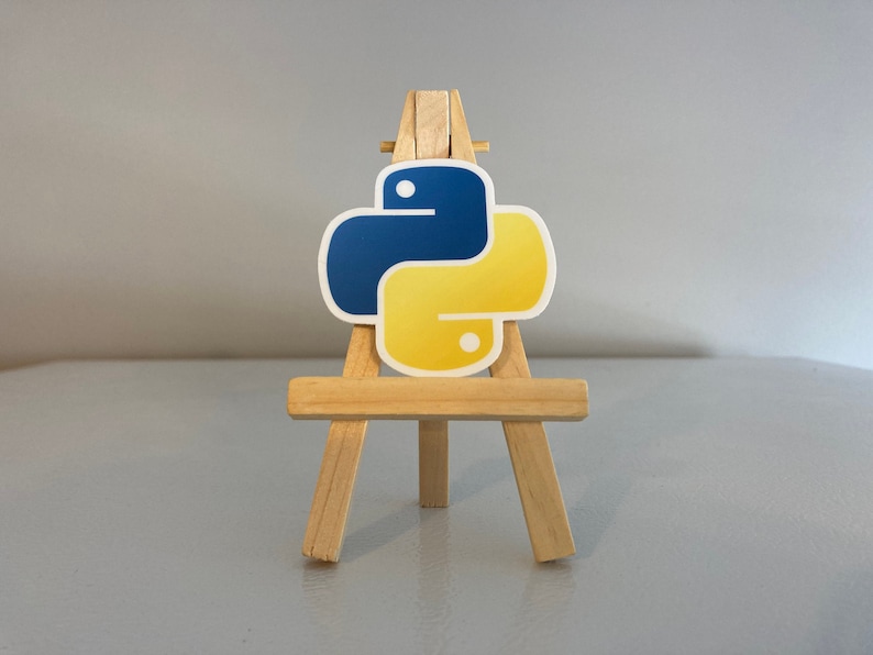 Python Logo Programming Language High Quality Vinyl Sticker - Etsy