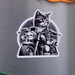 Motorcycle Car Magnet Cat on Motorcycle Car Magnet Gift for Biker ...