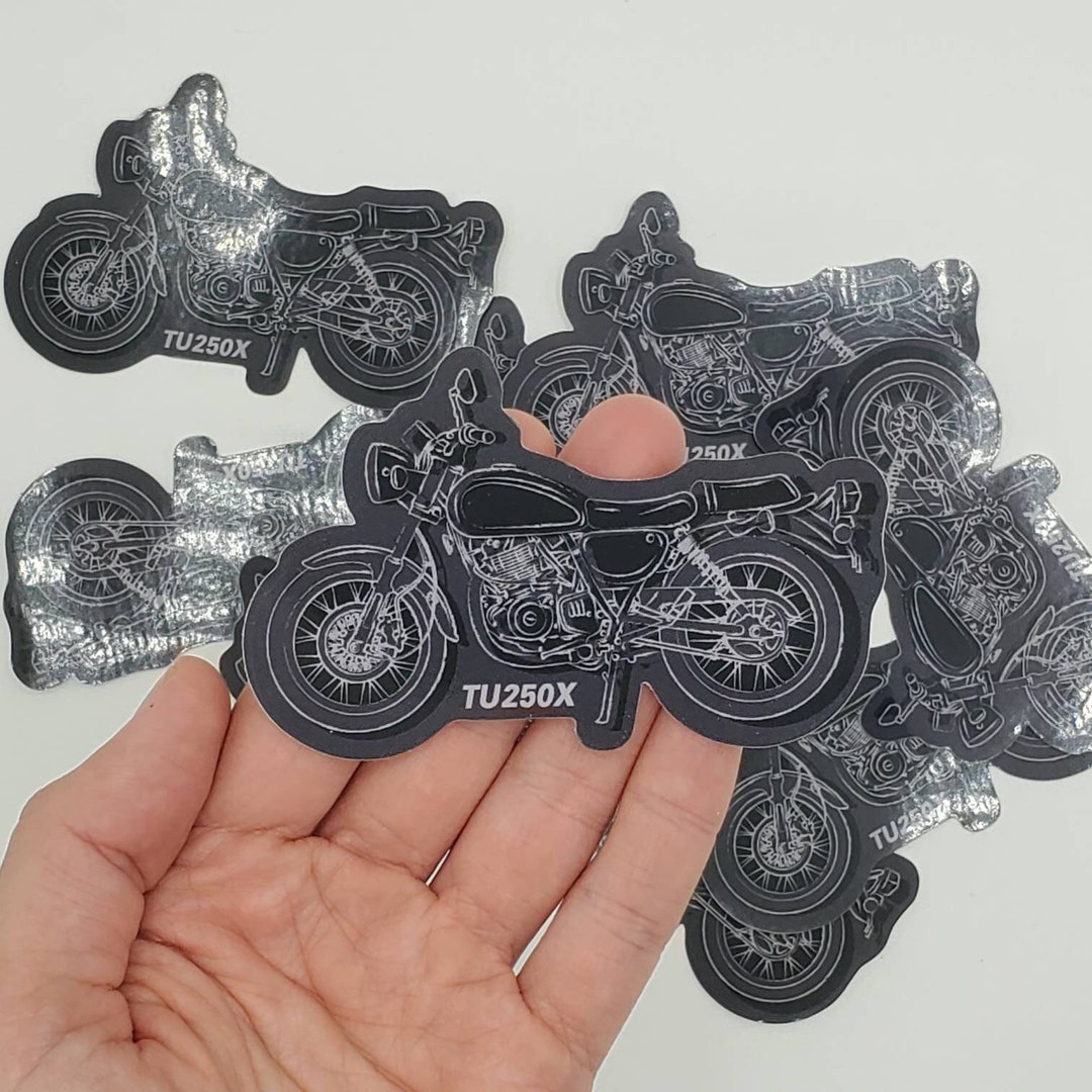 Tu250x Suzuki Sticker Motorcycle Sticker Laptop Vinyl Motorcycle Gift ...