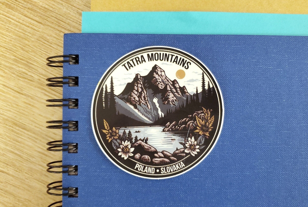 Tatra Mountains Sticker Tatry Poland Slovakia Hiking Sticker - Etsy