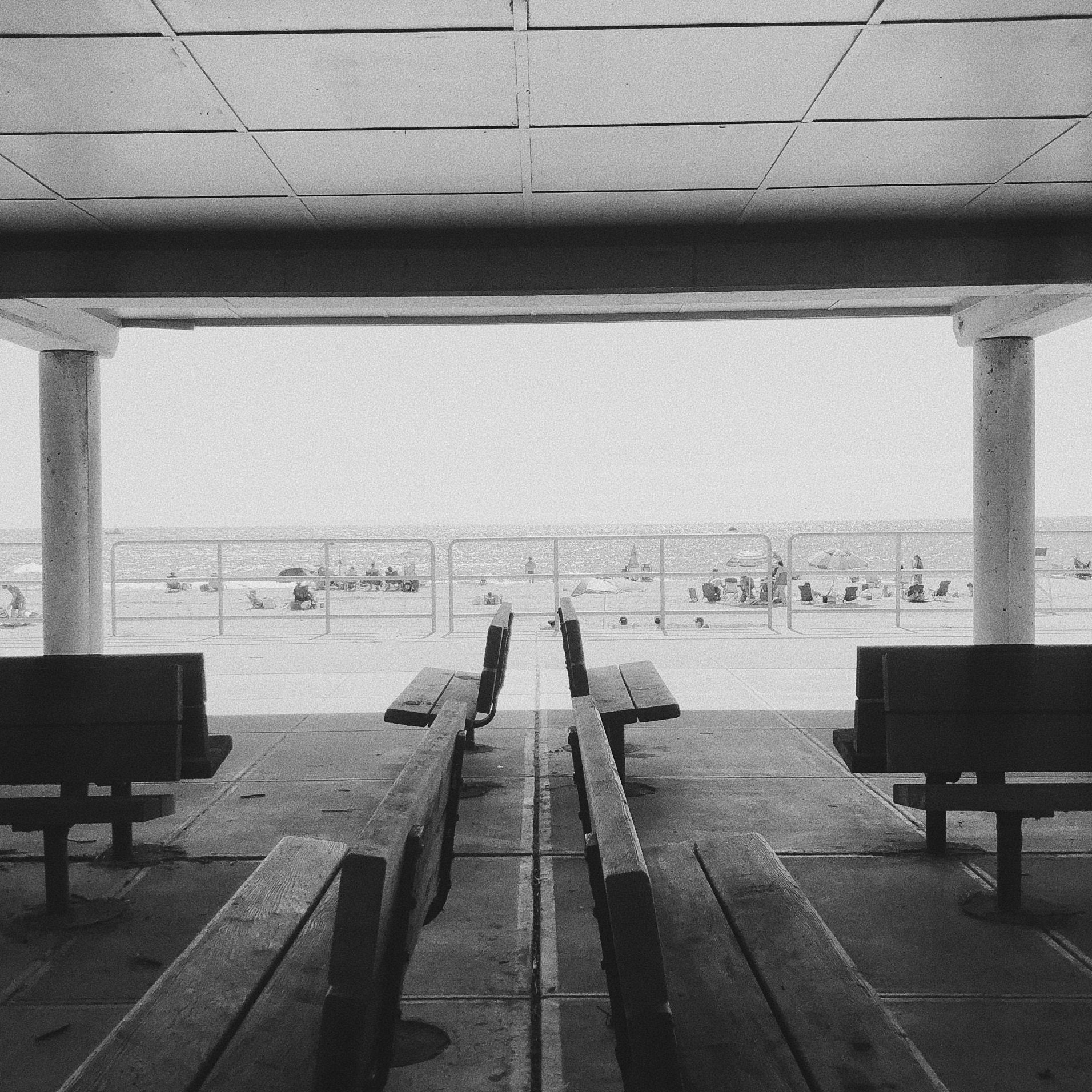 Narragansett Rhode Island Beach Bench Summer Ocean New England - Etsy