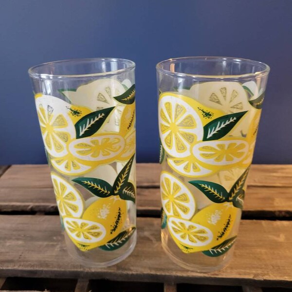 Lemonade Glasses - Etsy