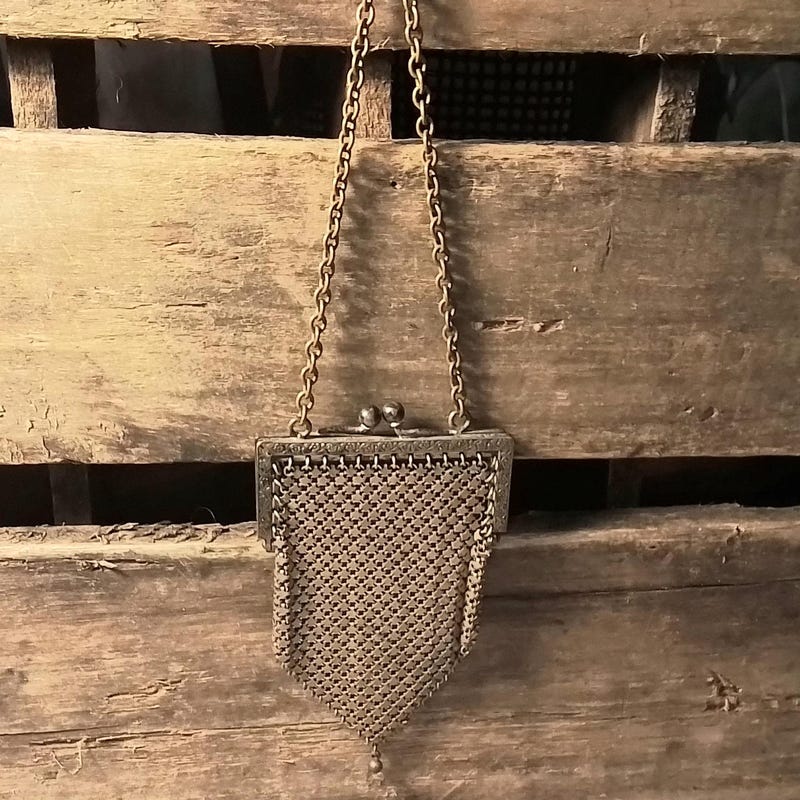 Vintage Mesh Purse - Etsy