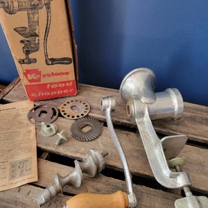Vintage Keystone Food and Meat Chopper in Orginal Box Keyco Products ...