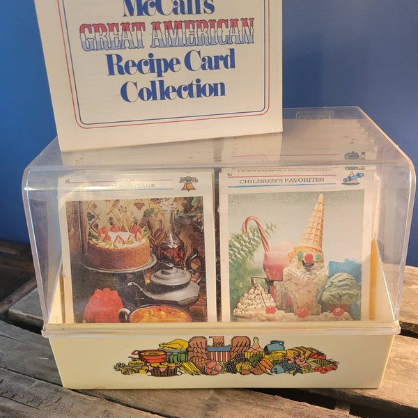 Vintage Recipe Box - Etsy