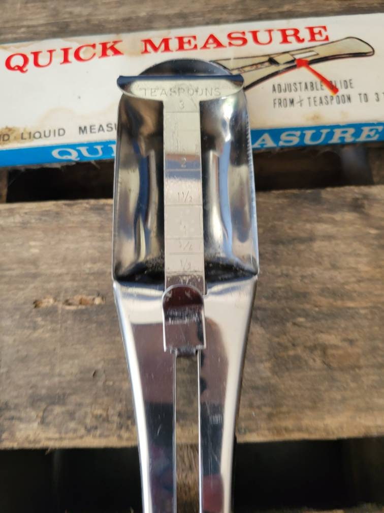 Vintage Quick Measure Stainless Steel Adjustable Measuring - Etsy
