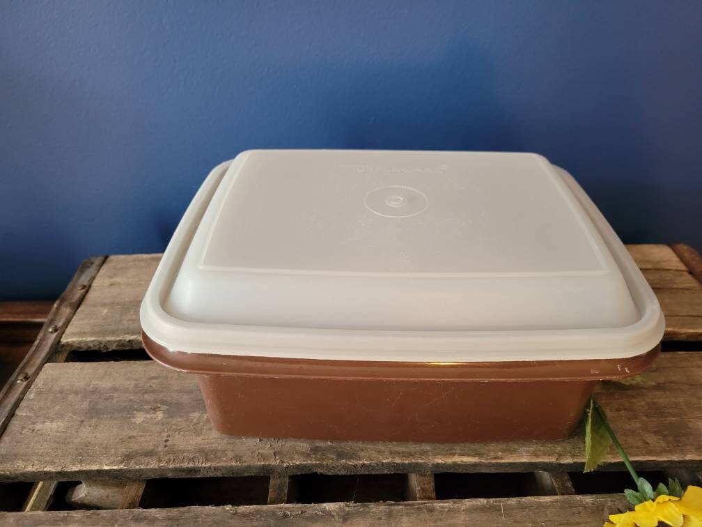 Vintage Tupperware Lunch Box Storage Container With Lid FREE - Etsy
