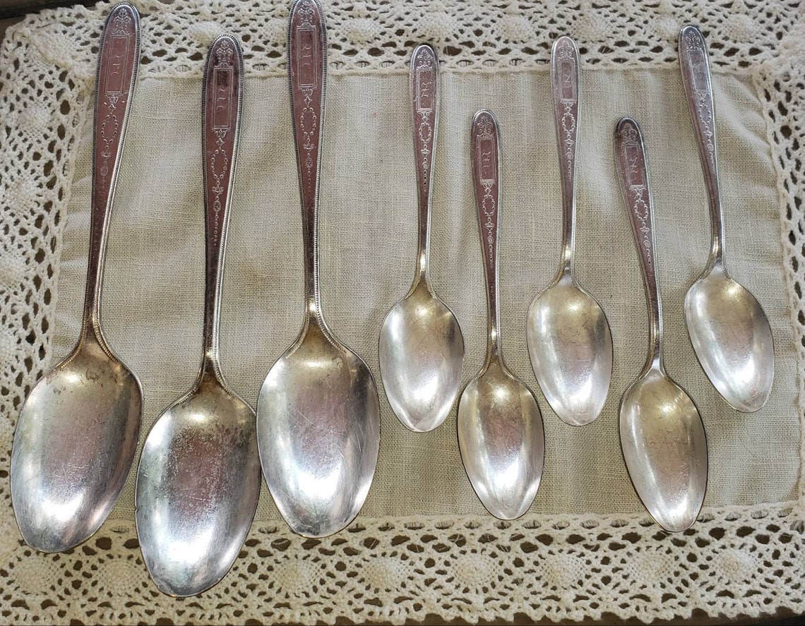 Vintage Silver Plate Spoons by Community Oneida 1921 Set of 8 - Etsy