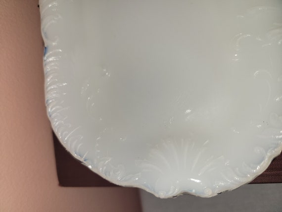 Antique Milk Glass Rectangular Vanity Dressing Table … - Gem