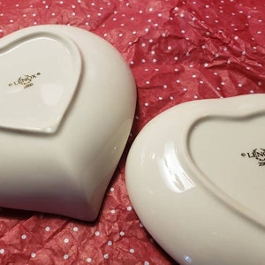 Vintage Lenox Porcelain Heart Dish Set 2. FREE SHIPPING - Etsy