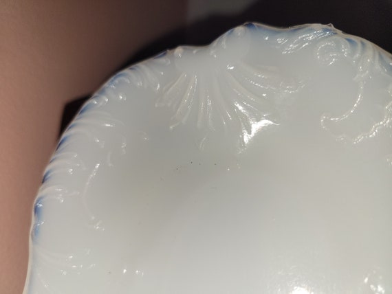 Antique Milk Glass Rectangular Vanity Dressing Table … - Gem