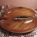 Vintage Genuine Monkey Pod Made in the Philippines Pair of Serving or ...