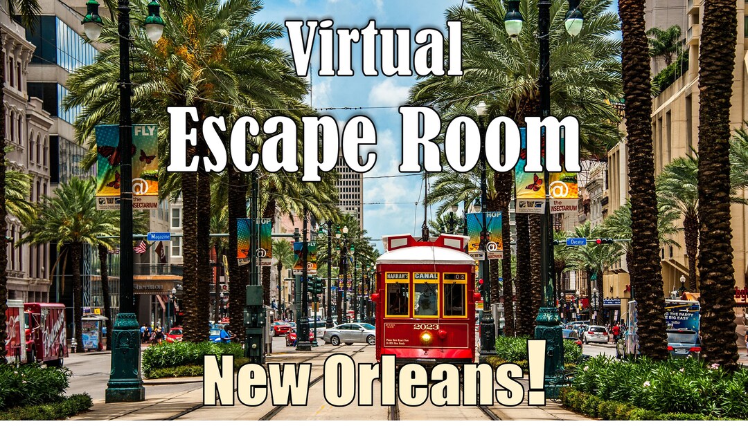 Virtual Escape Room: New Orleans Zoom Game (digital Item) - Etsy