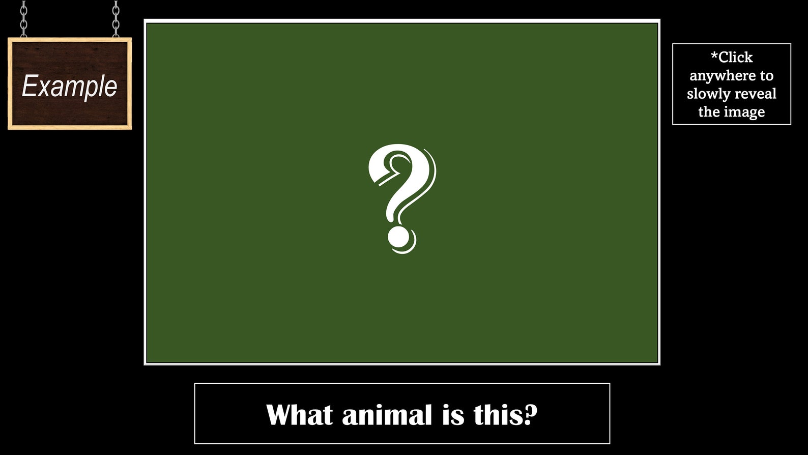 Revealing Images: Land Animals - Powerpoint Game - Virtual Zoom Family ...