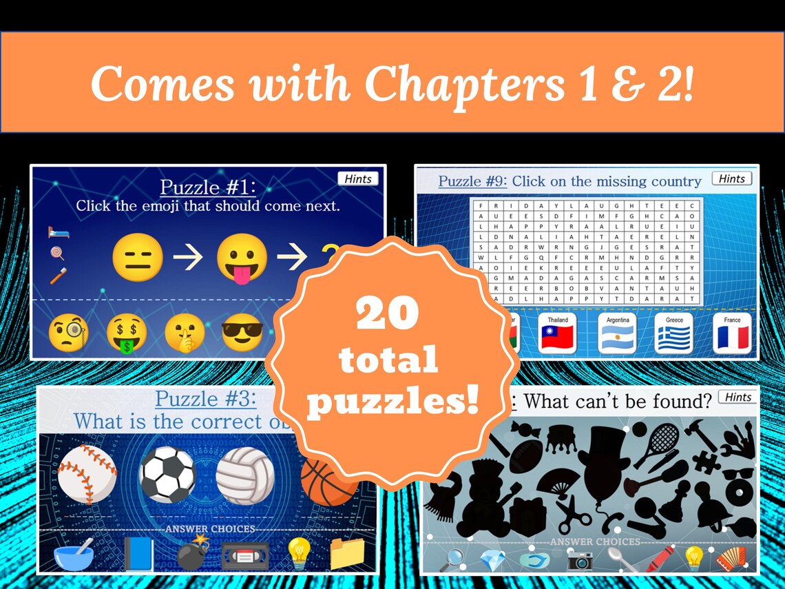 Emoji Escape Room Game: Powerpoint Zoom Games for Kids (digital ...