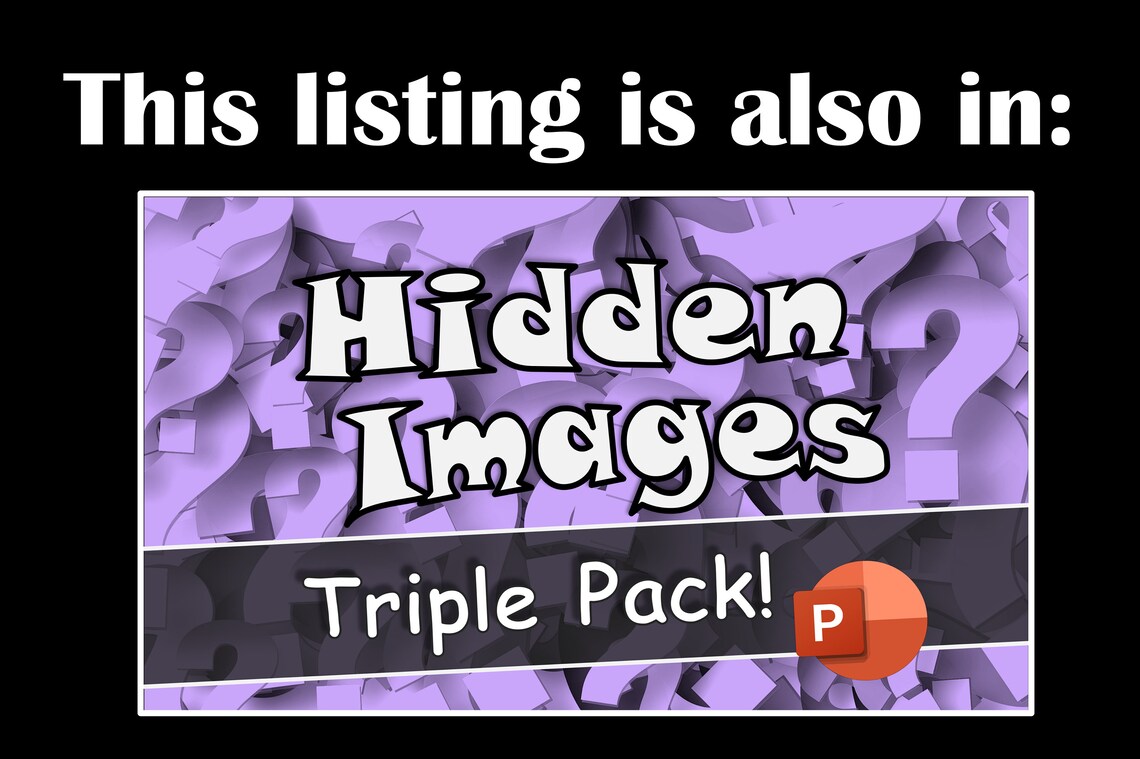 Hidden Images: Objects Zoom Game Virtual Powerpoint Family - Etsy Canada