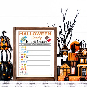 Halloween Emoji Game: Candy- Printable Halloween Party Game - Etsy
