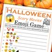 Halloween Emoji Game: Scary Movies Printable Halloween Game - Etsy