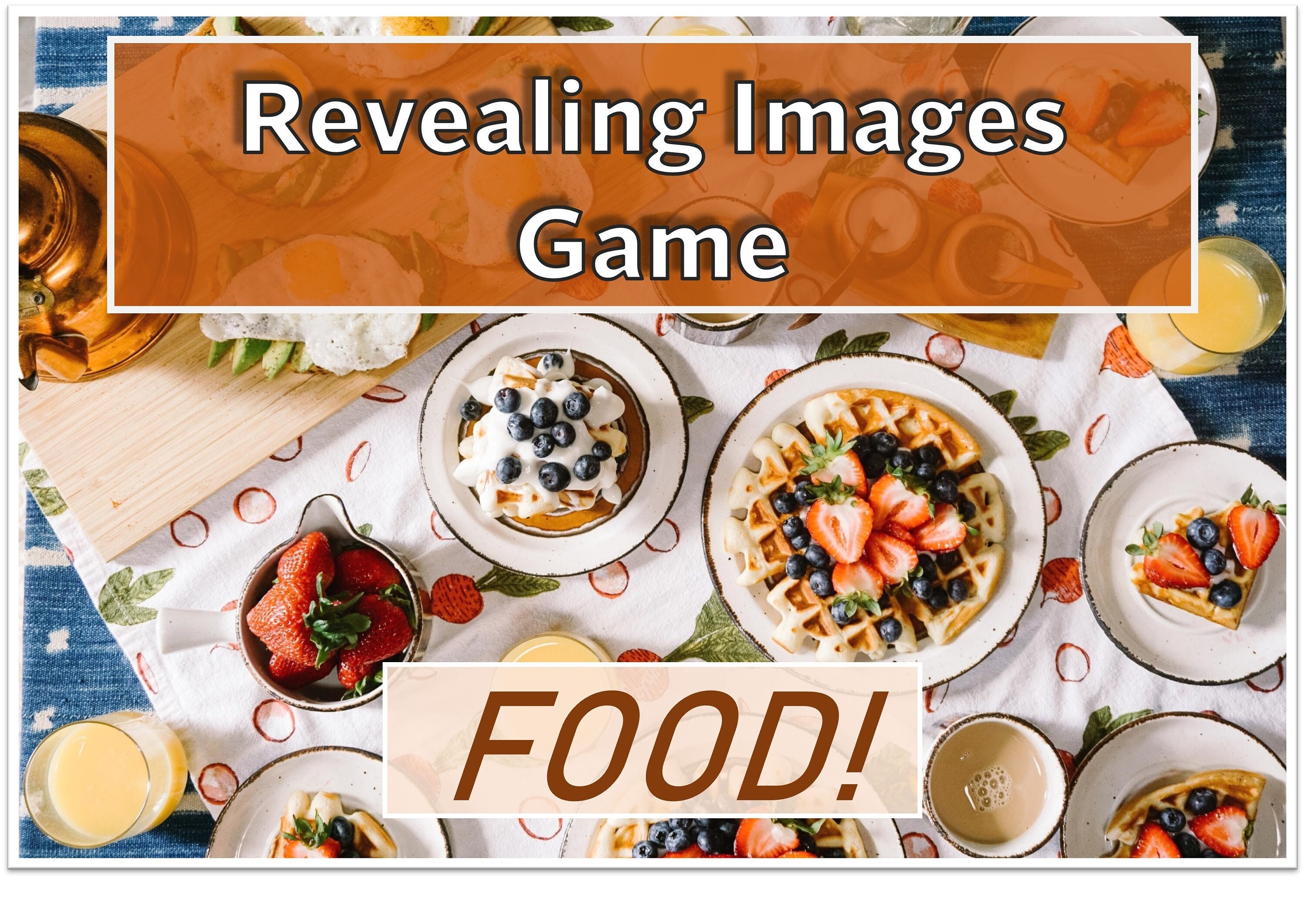 Revealing Images: Food Zoom Game Virtual Powerpoint Family and Friends ...