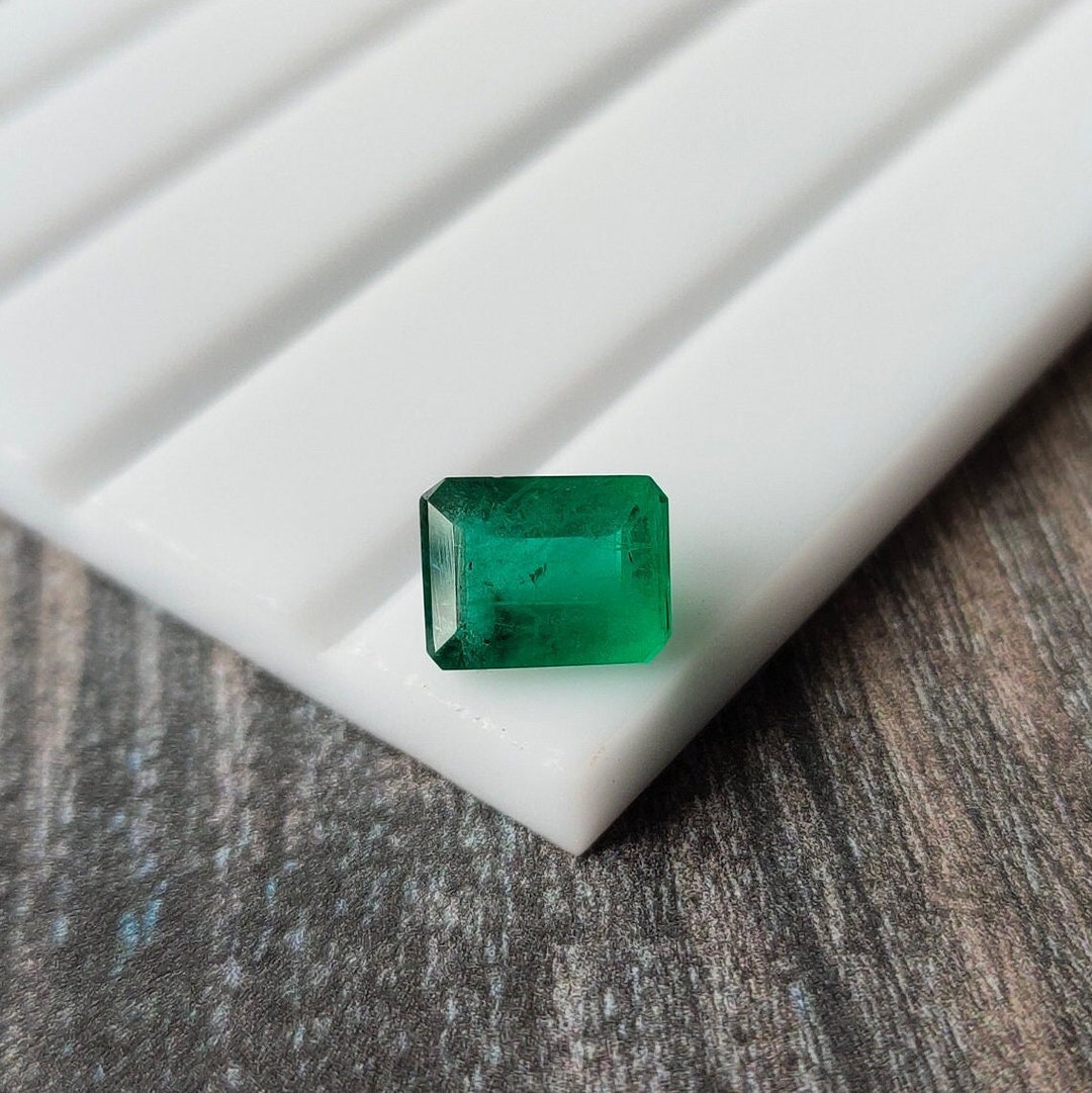 Natural Zambian Emerald Octagon 2.10 Carat 7x9 Mm Loose Emerald Top ...