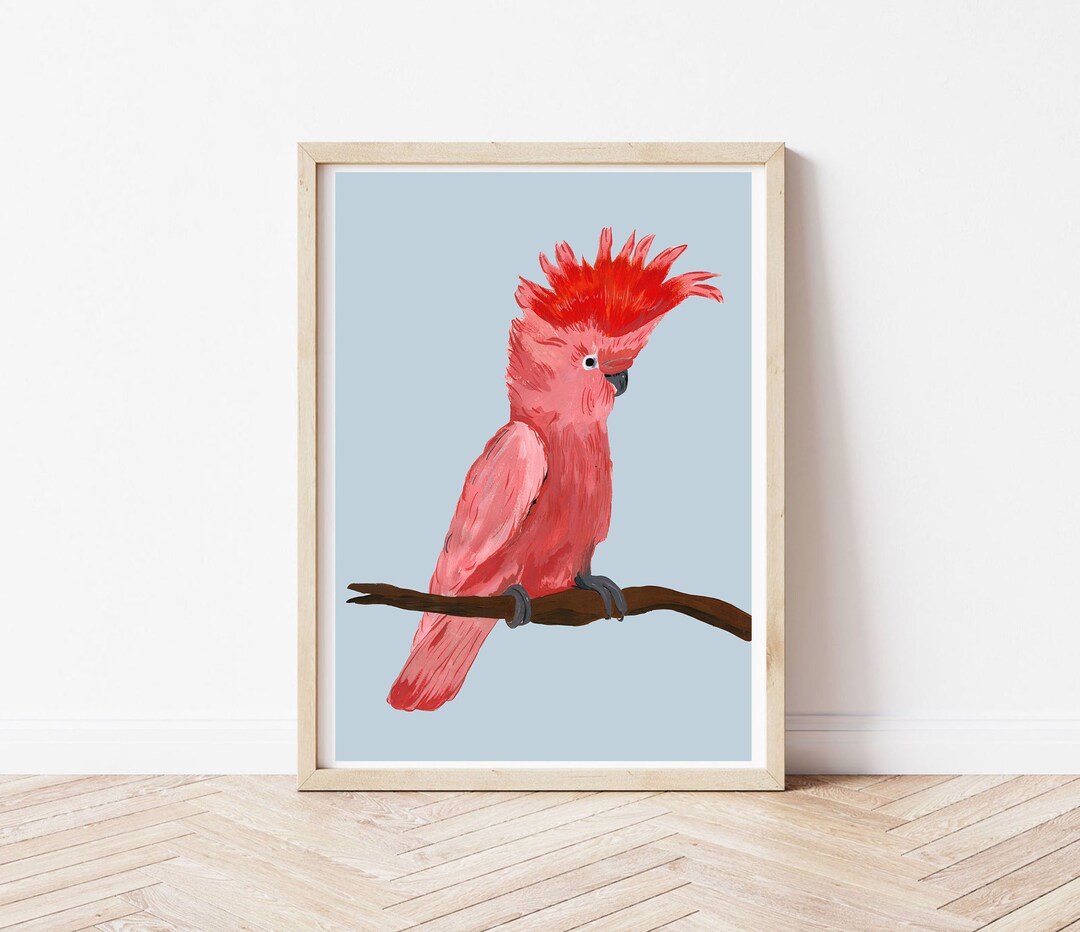 Parrot Print , Wall Decor , Wall Art , Kids Wall Decor , Tropicals ...