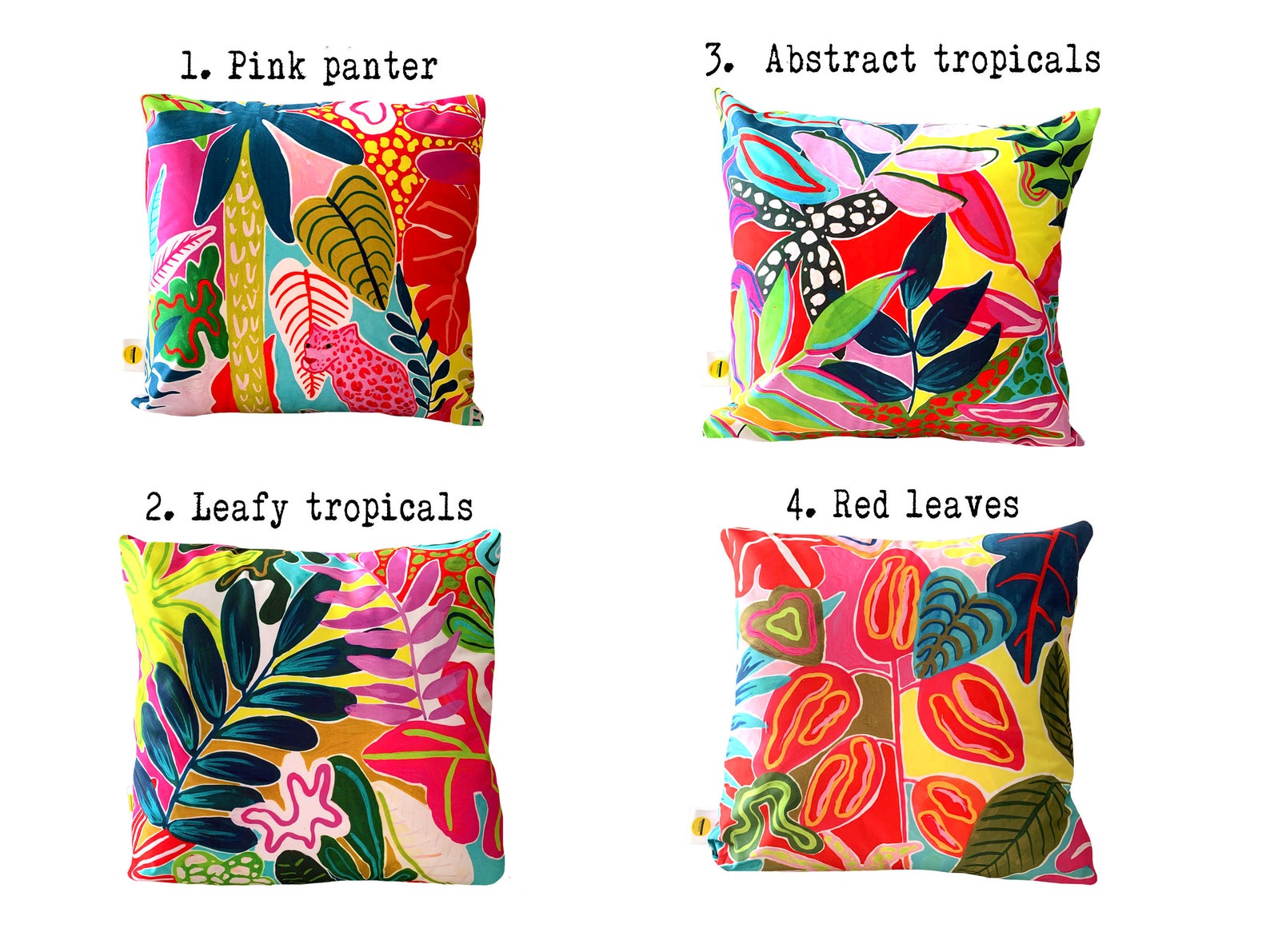 Outdoor Cushions Waterproof Cushions Tropicals Handmade - Etsy