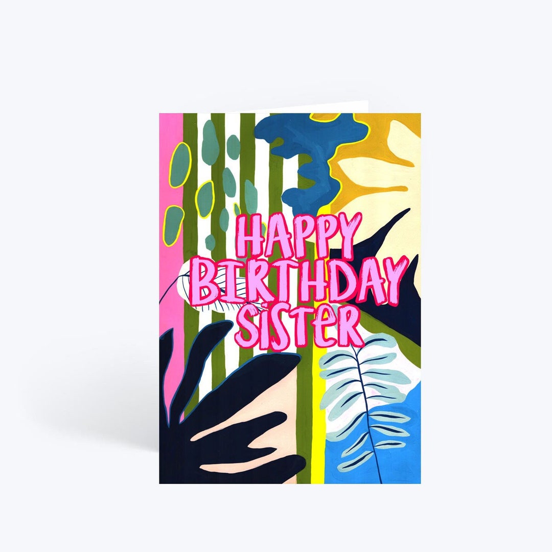 happy-birthday-to-my-sister-card-sister-card-autumn-card-etsy