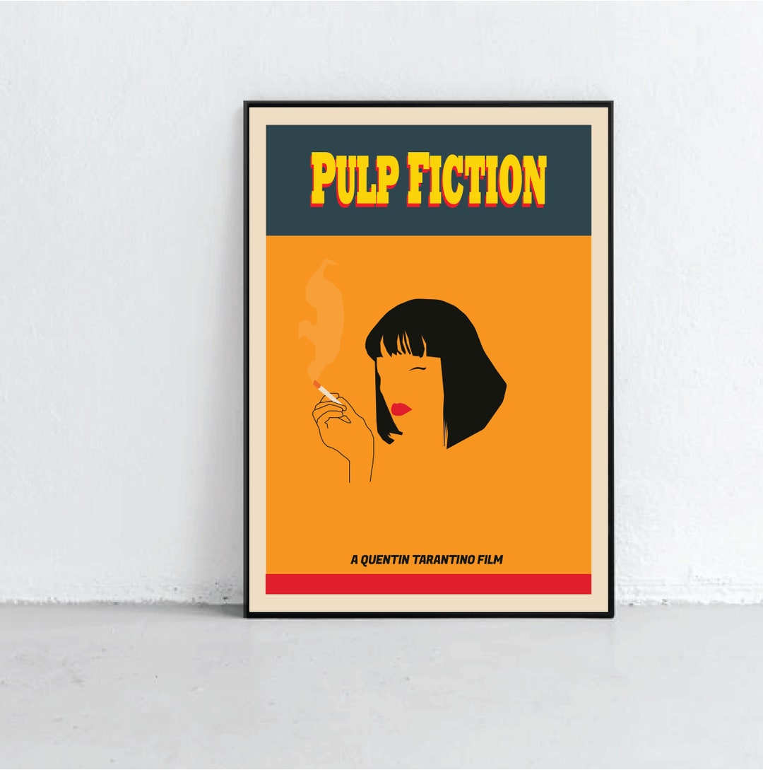 Pulp Fiction Art Print // Digital File Download // Uma Thurman ...