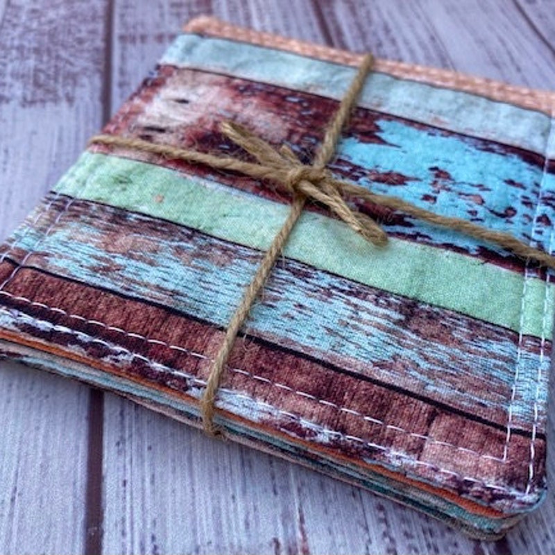 Fabric Coasters - Etsy
