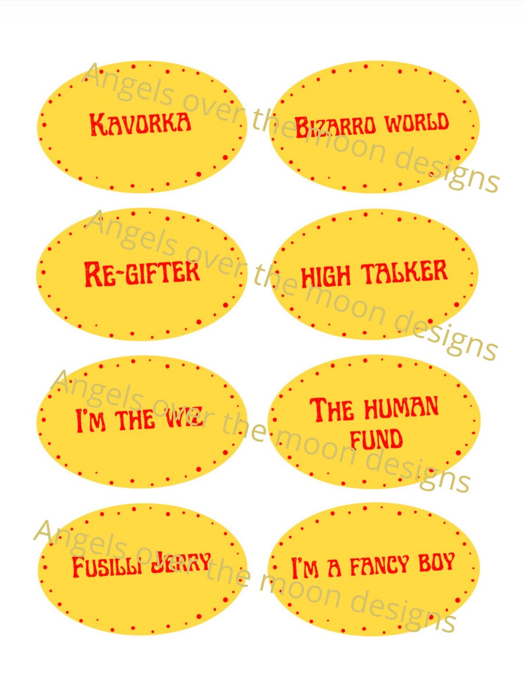 Seinfeld Sayings Printable for Parties - Etsy