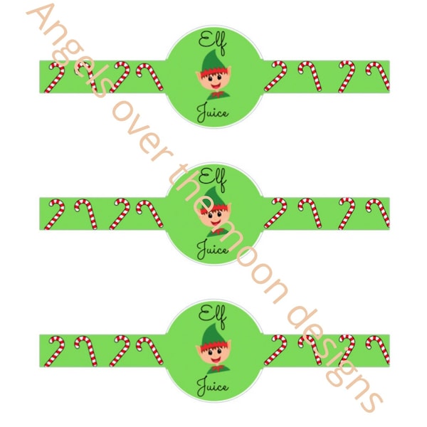 Juice Bottle Labels - Etsy