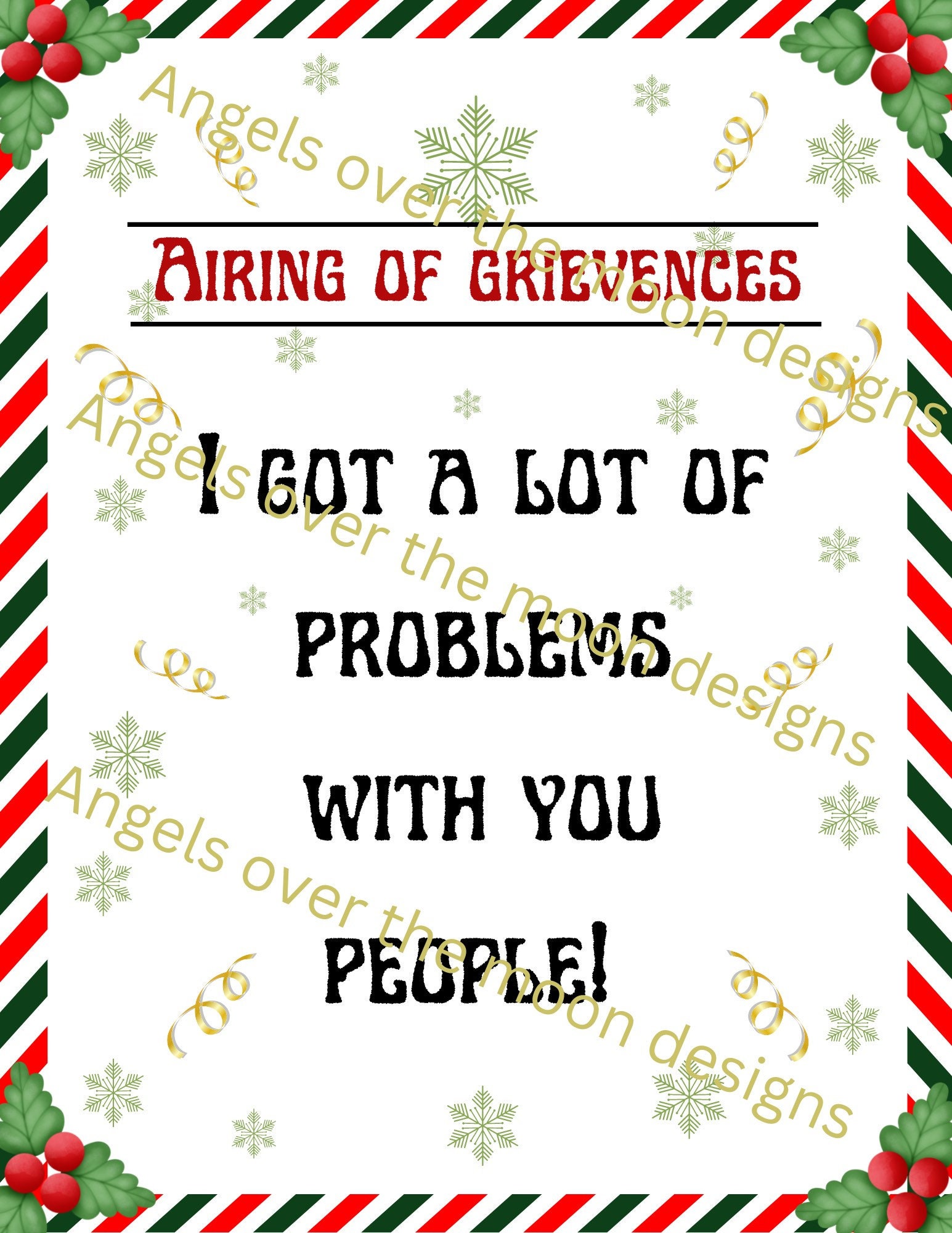 Seinfeld festivus Quote Printable Sign - Etsy