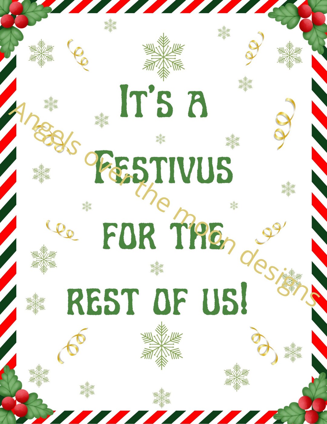 Seinfeld festivus Printable Sign - Etsy