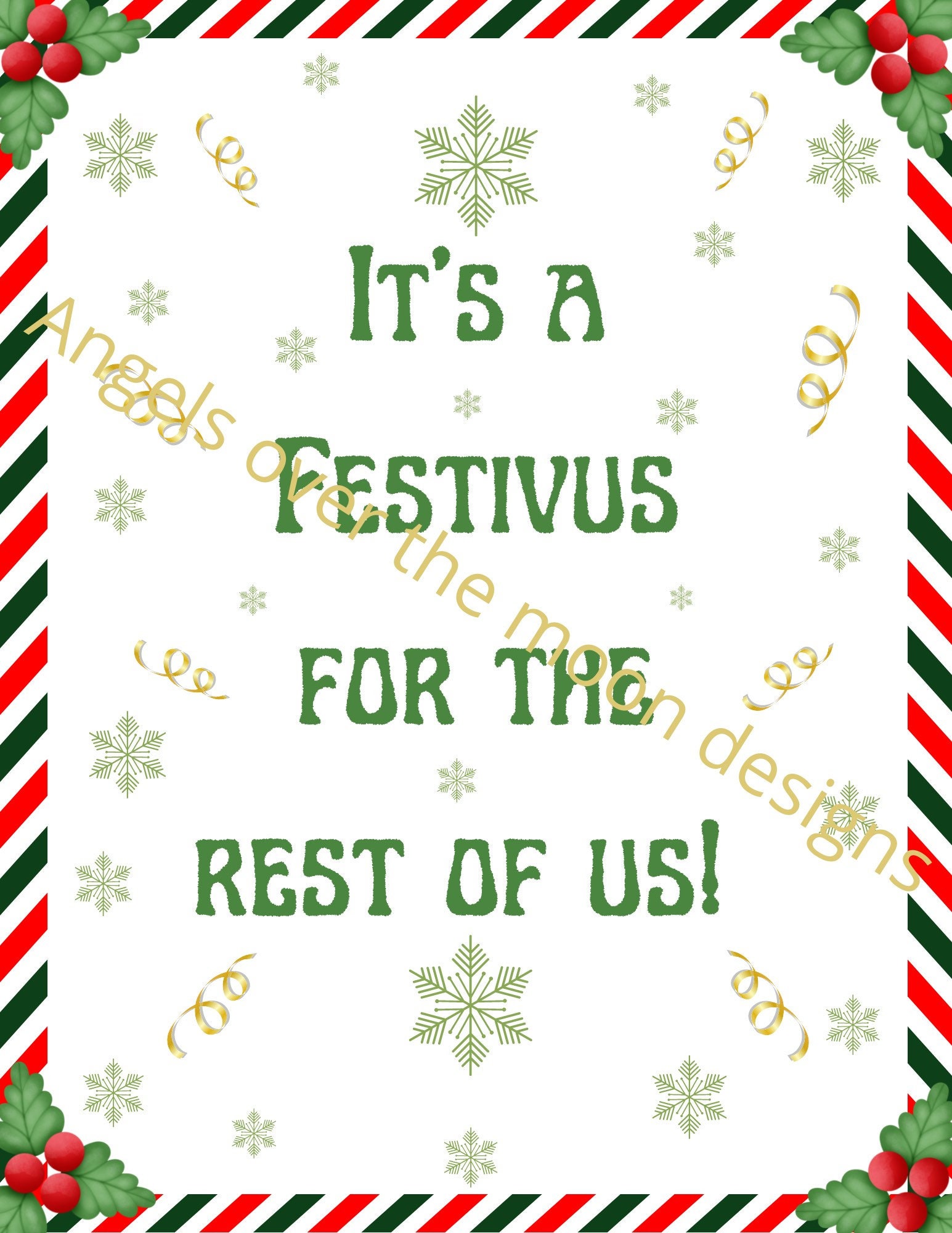 Seinfeld festivus Printable Sign - Etsy