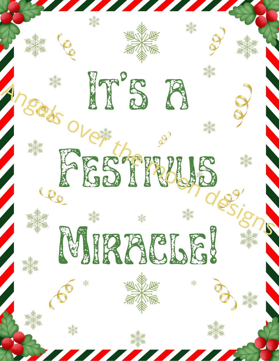 Seinfeld festivus Miracle Printable Sign - Etsy UK